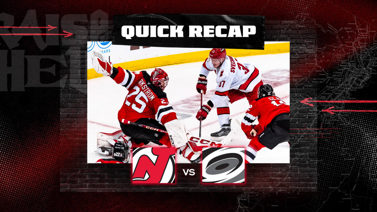 QUICK RECAP: Devils 2 vs. Hurricanes 5 (Game 4) | New Jersey Devils