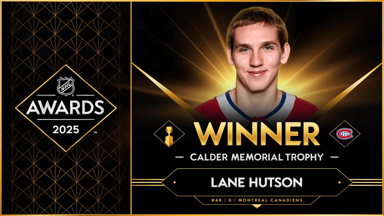 Hutson of Canadiens wins Calder Trophy as NHL rookie of year | NHL.com
