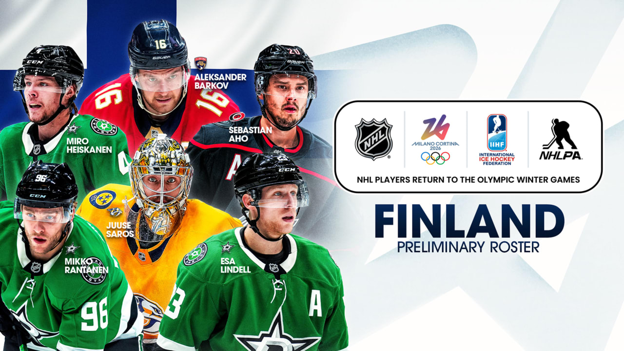 Finland names 1st 6 players to preliminary Olympics roster | NHL.com