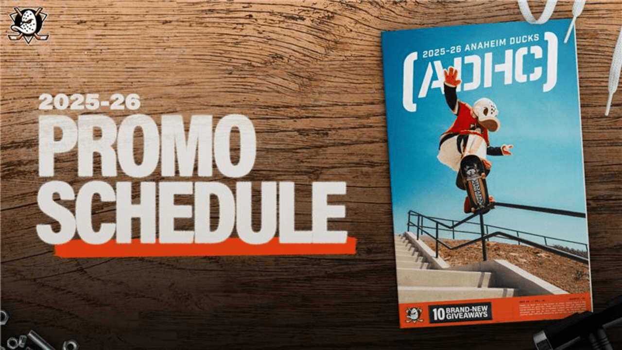 Ducks Announce 2025-26 Promotional Schedule | Anaheim Ducks