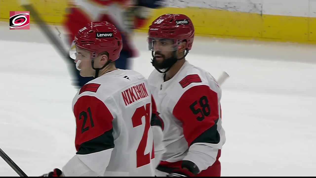 CAR@FLA: Nikishin scores goal against Cooper Black | NHL.com