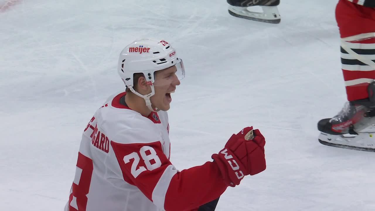 DET@CHI: Brandsegg-Nygård scores goal against Spencer Knight | NHL.com