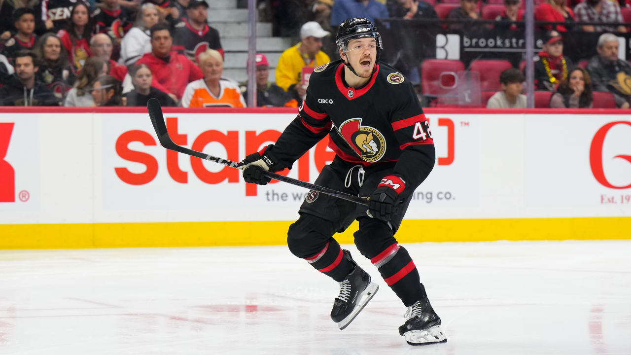 Hodgson fined maximum for actions in Senators game | NHL.com