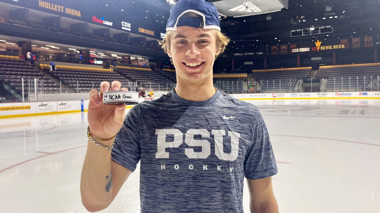 McKenna, likely top pick in 2026 Draft, scores 1st college goal in Penn ...