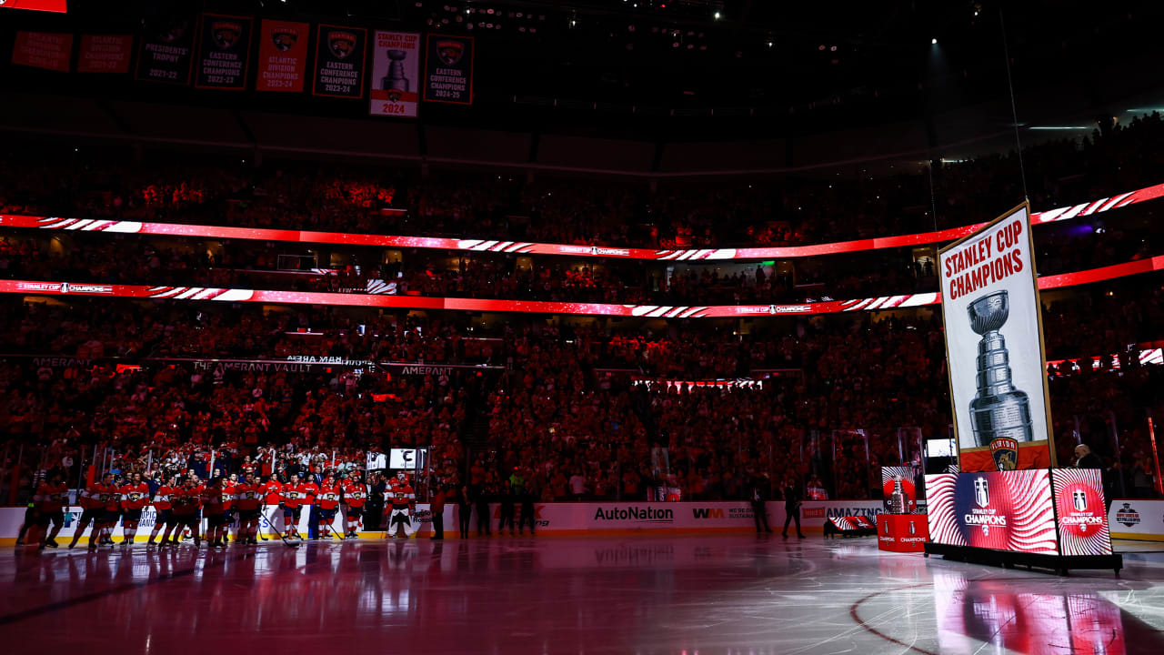 Panthers raise 2nd Stanley Cup banner prior to season opener | NHL.com