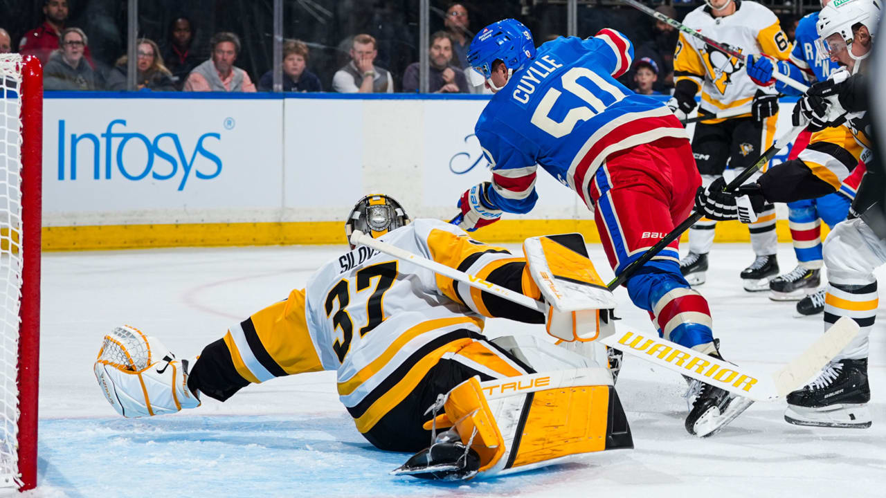 Penguins spoil old coach Sullivan's Rangers debut with shutout win ...