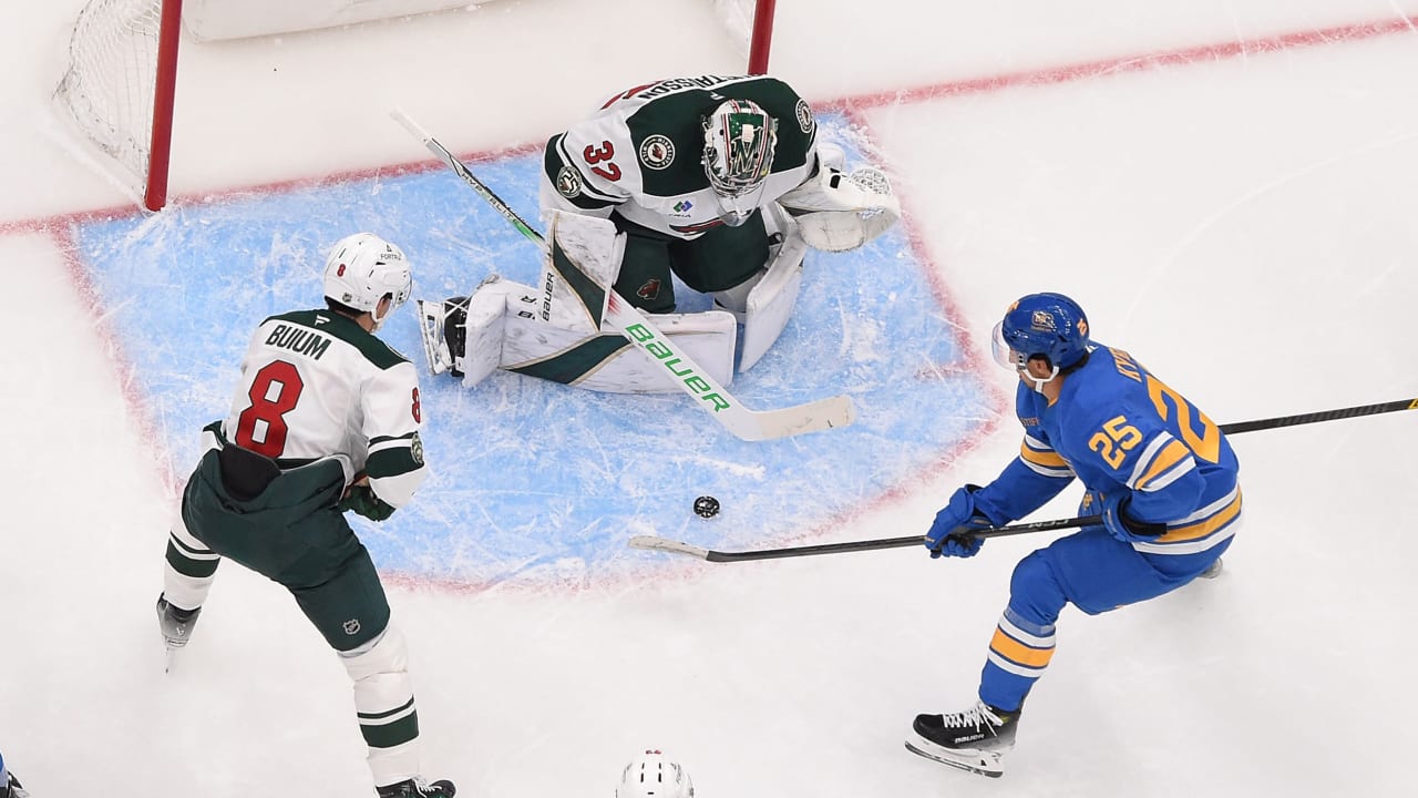 Gustavsson makes 26 saves, Wild shut out Blues in season opener | St ...