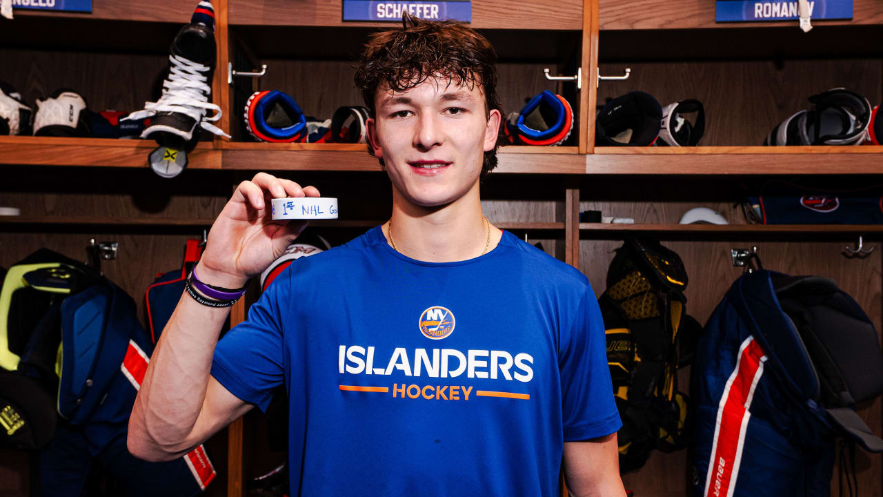 Schaefer gets 1st NHL goal in home debut with Islanders | NHL.com