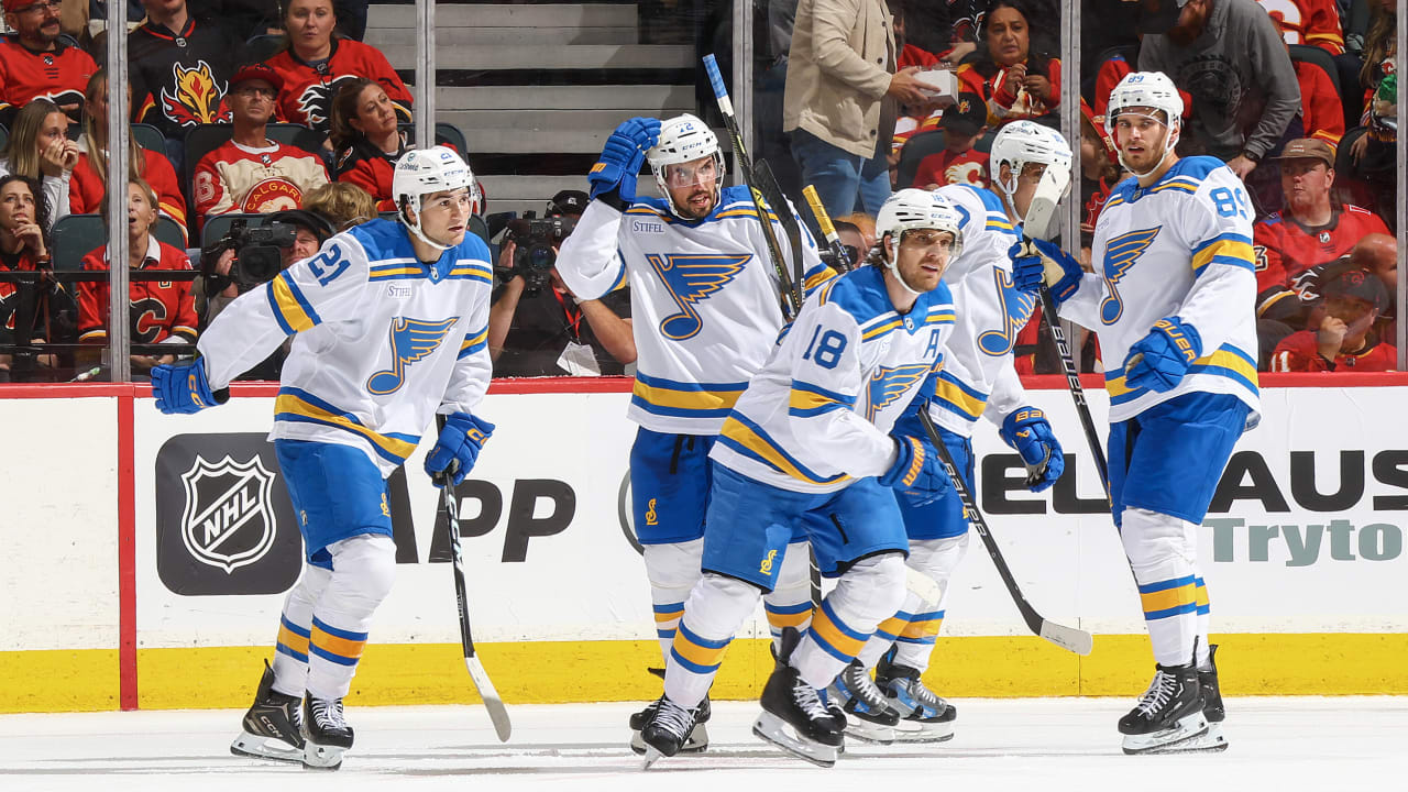 Neighbours, Blues rebound in win against Flames | NHL.com