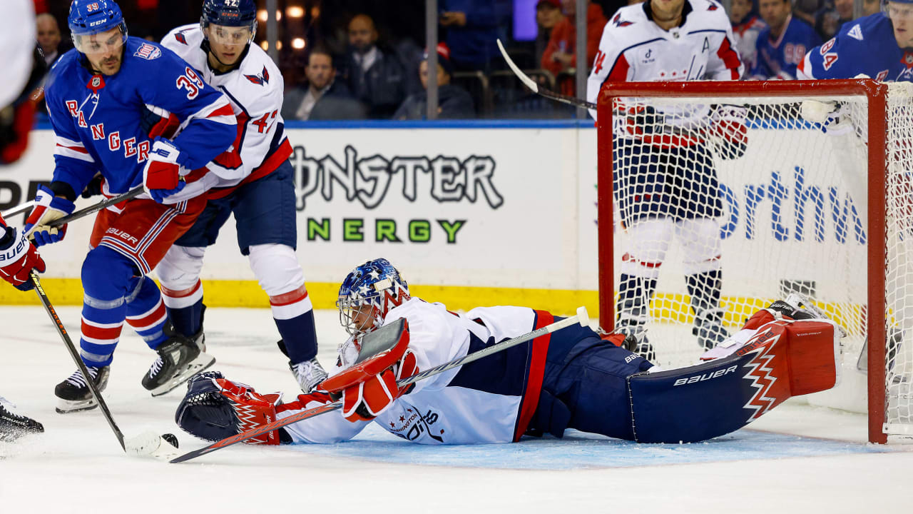 Lindgren makes 35 saves in season debut, Capitals shut out Rangers ...