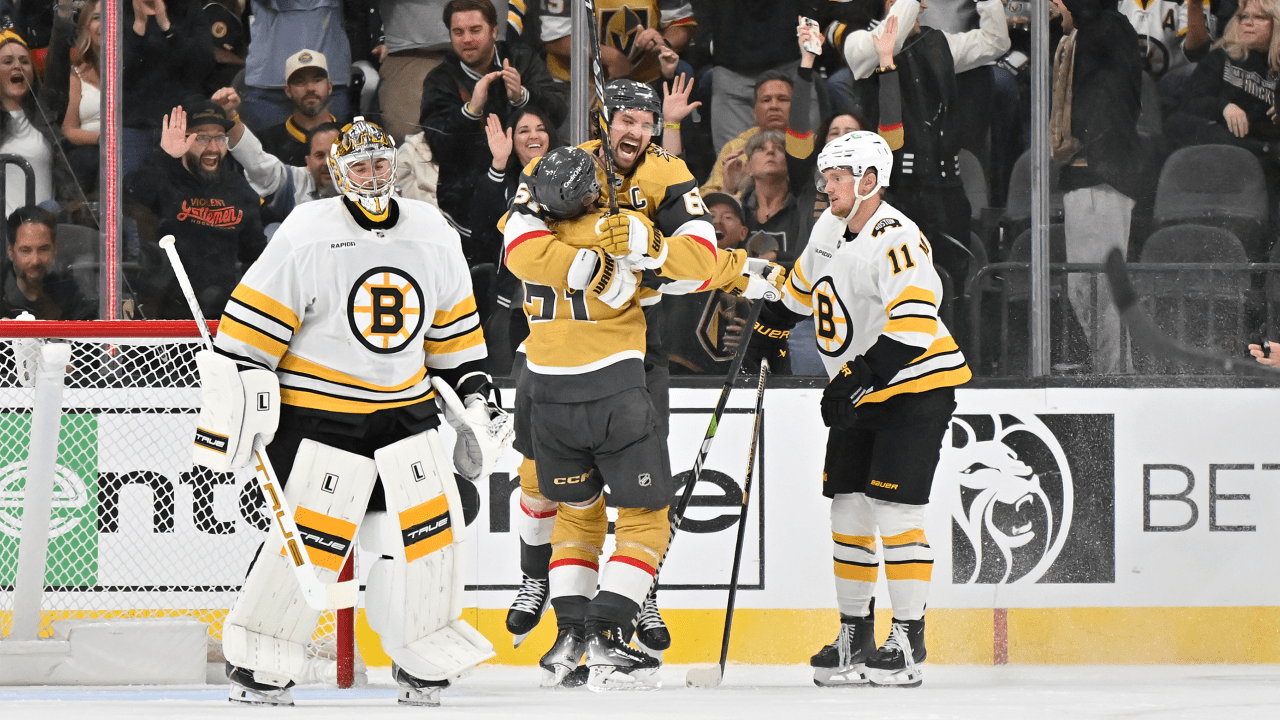 Golden Knights hold off Bruins, extend season-opening point streak to 5 ...
