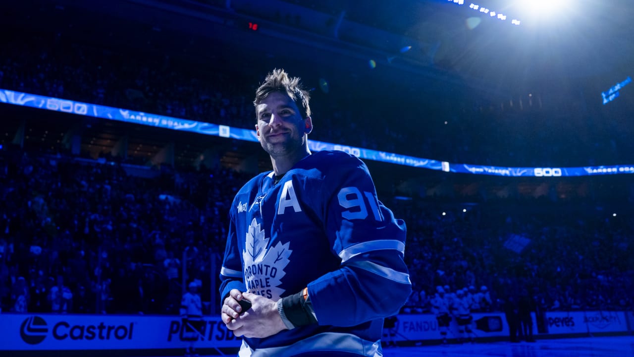 Tavares honored for 500 career goals with ceremony | NHL.com