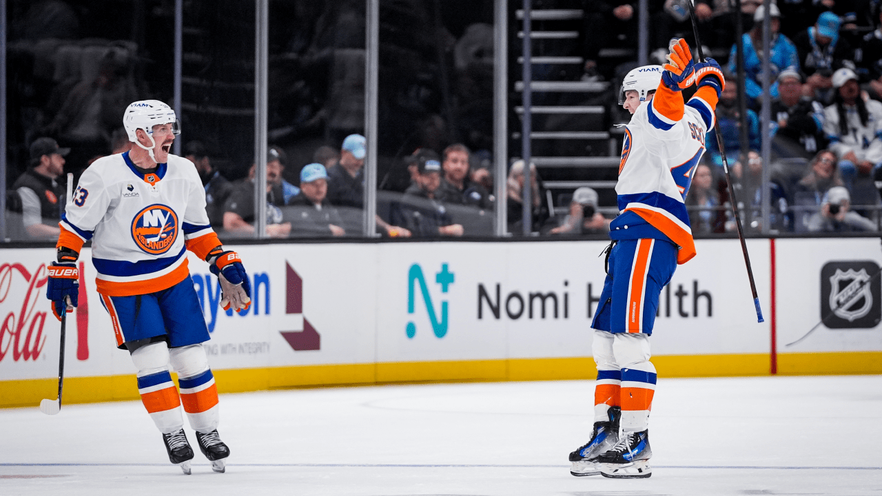 Schaefer scores in OT, Islanders edge Mammoth for 4th straight win ...