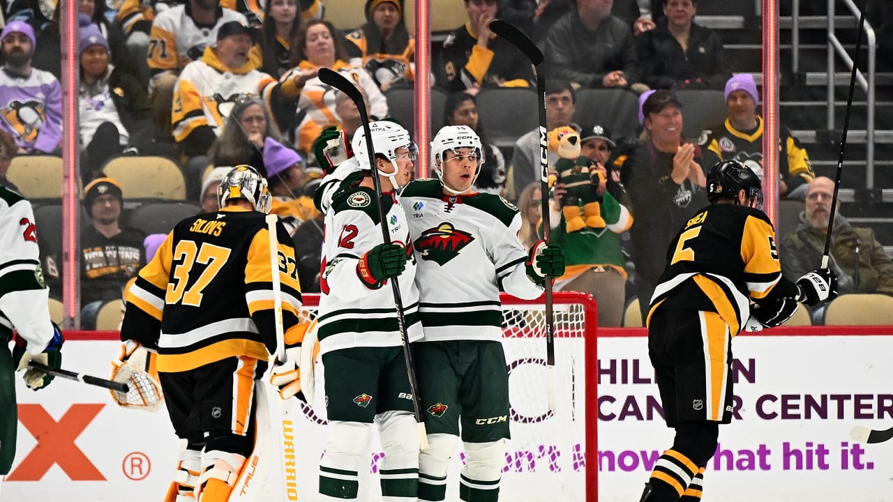 Boldy backhands game opener | NHL.com