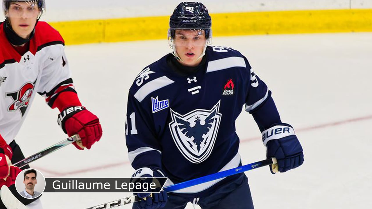 Repêchage 2026 : Thomas Rousseau, la «tête de hockey» | LNH.com