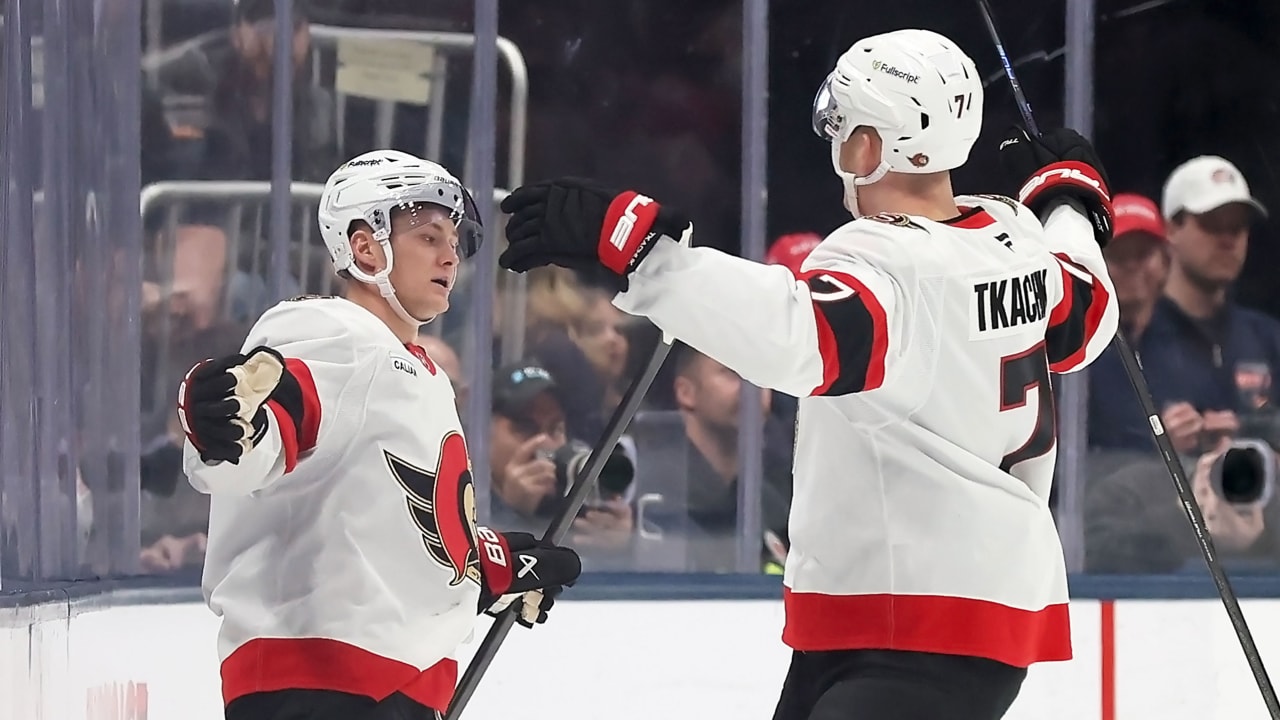 Stutzle scores 2 goals, Senators hold off Blue Jackets | NHL.com