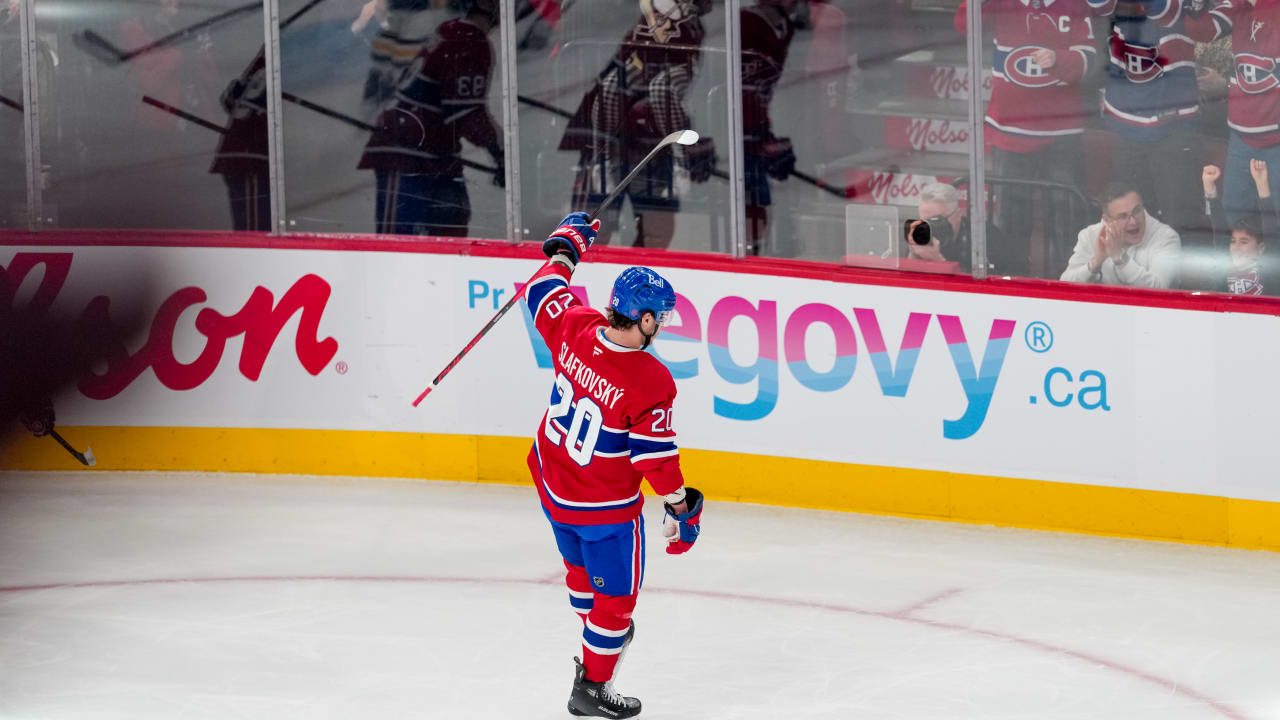 Slafkovsky's PPG breaks the ice | NHL.com