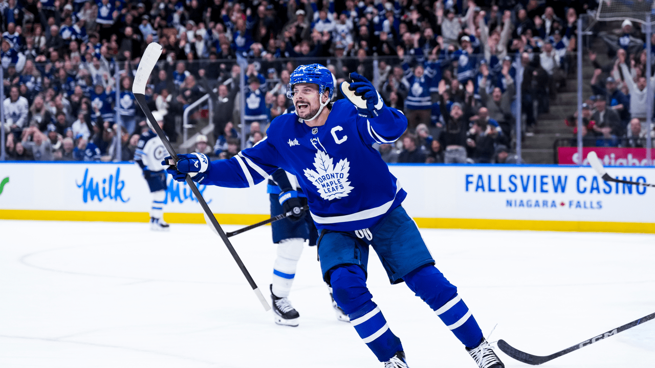 Matthews on cusp of breaking Maple Leafs goals record | NHL.com