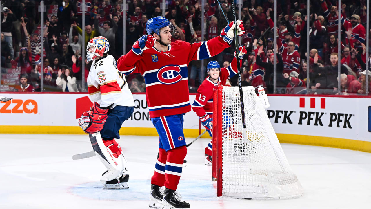 Texier scores 1st hat trick, Canadiens top Panthers for 3rd straight ...