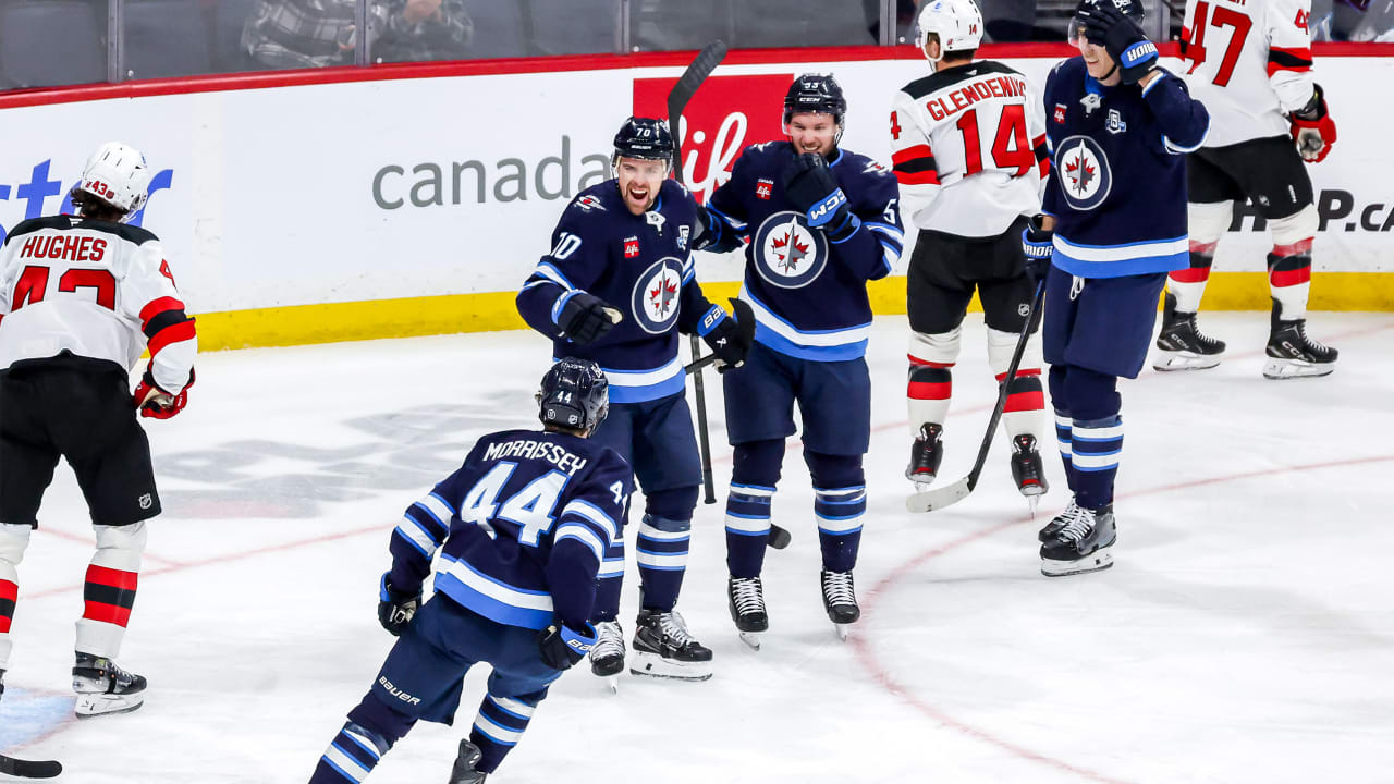 Pearson breaks tie in 3rd period, Jets rally past Devils | NHL.com