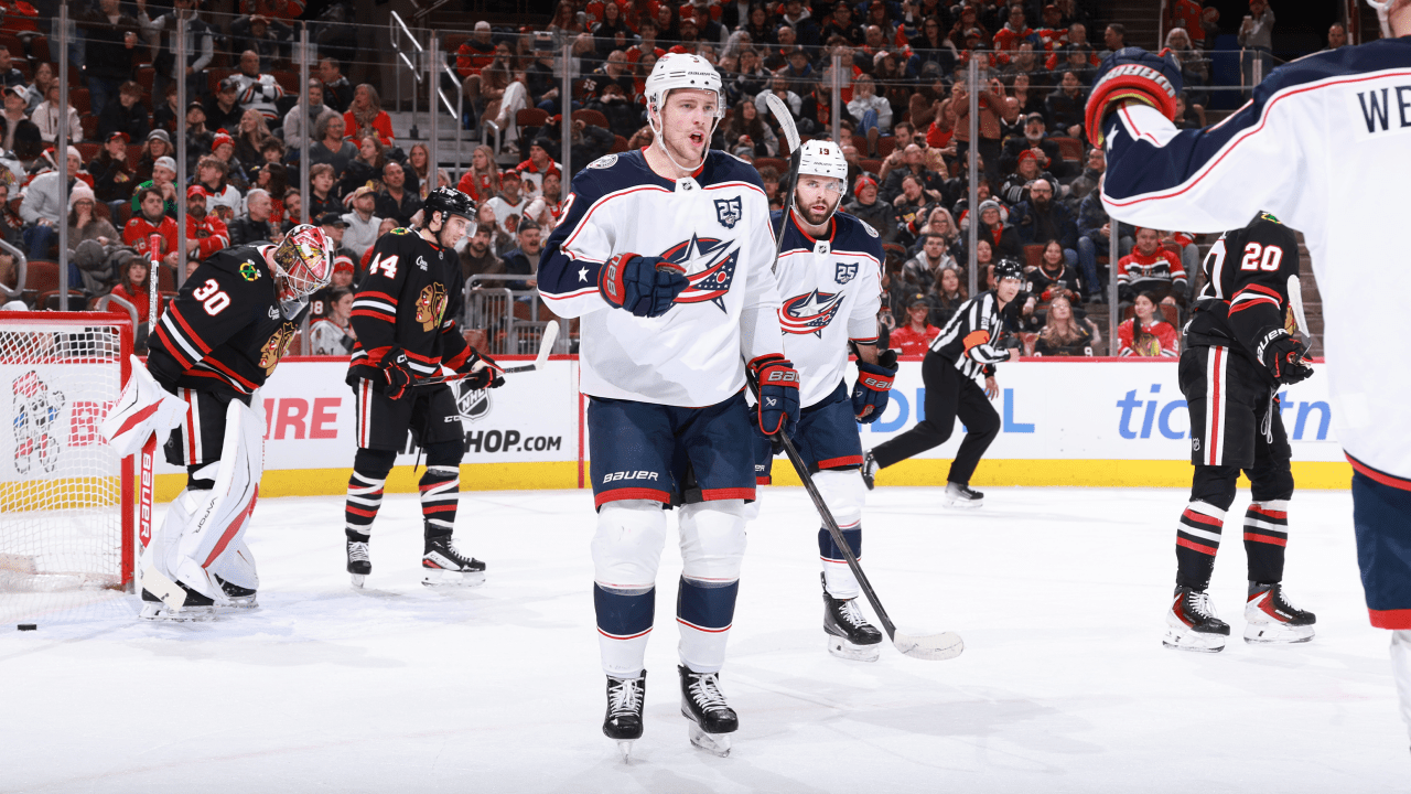 Coyle has hat trick, assist, Blue Jackets defeat Blackhawks to stay hot ...