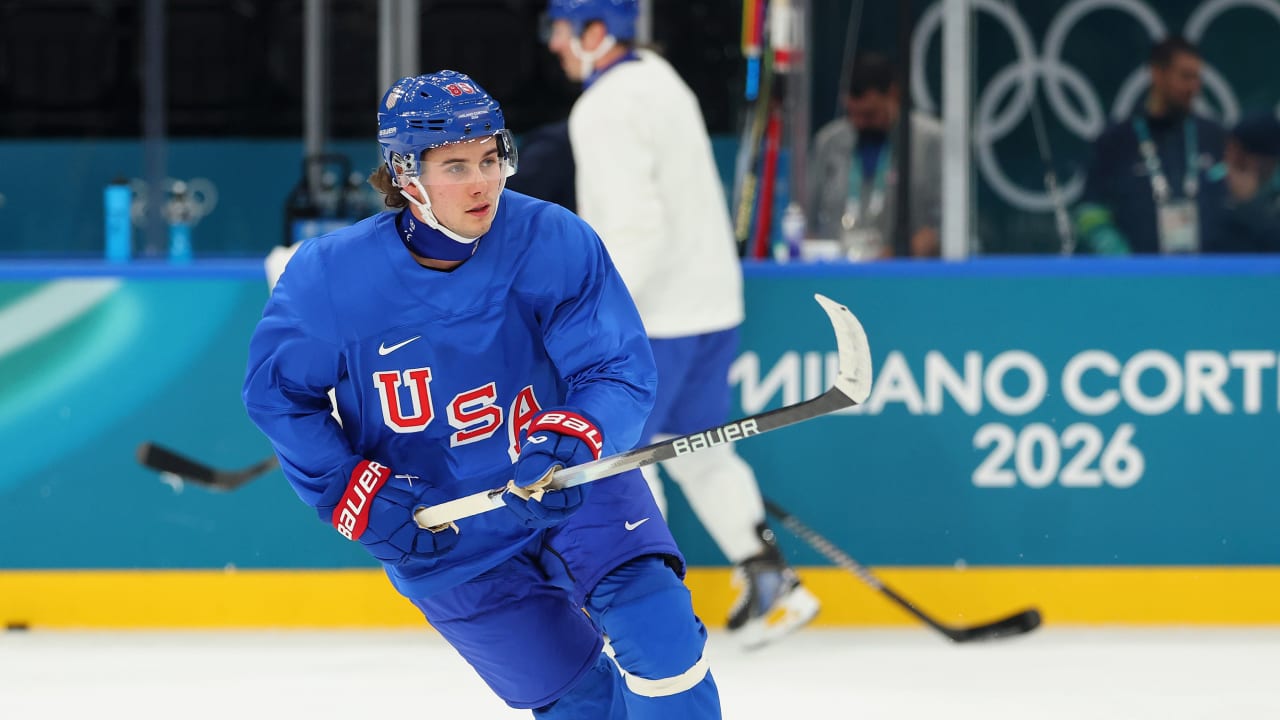 Jack Hughes Practices Ready To Go For Team Usa At 2026 Olympics Nhl
