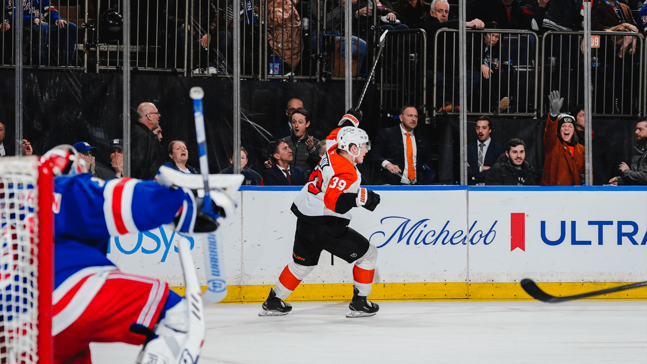 Michkov scores 2nd goal in OT, Flyers rally past Rangers | NHL.com