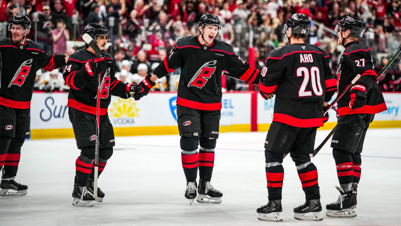 Recap: Canes Skate By Penguins In Back-And-Forth Battle | Carolina ...