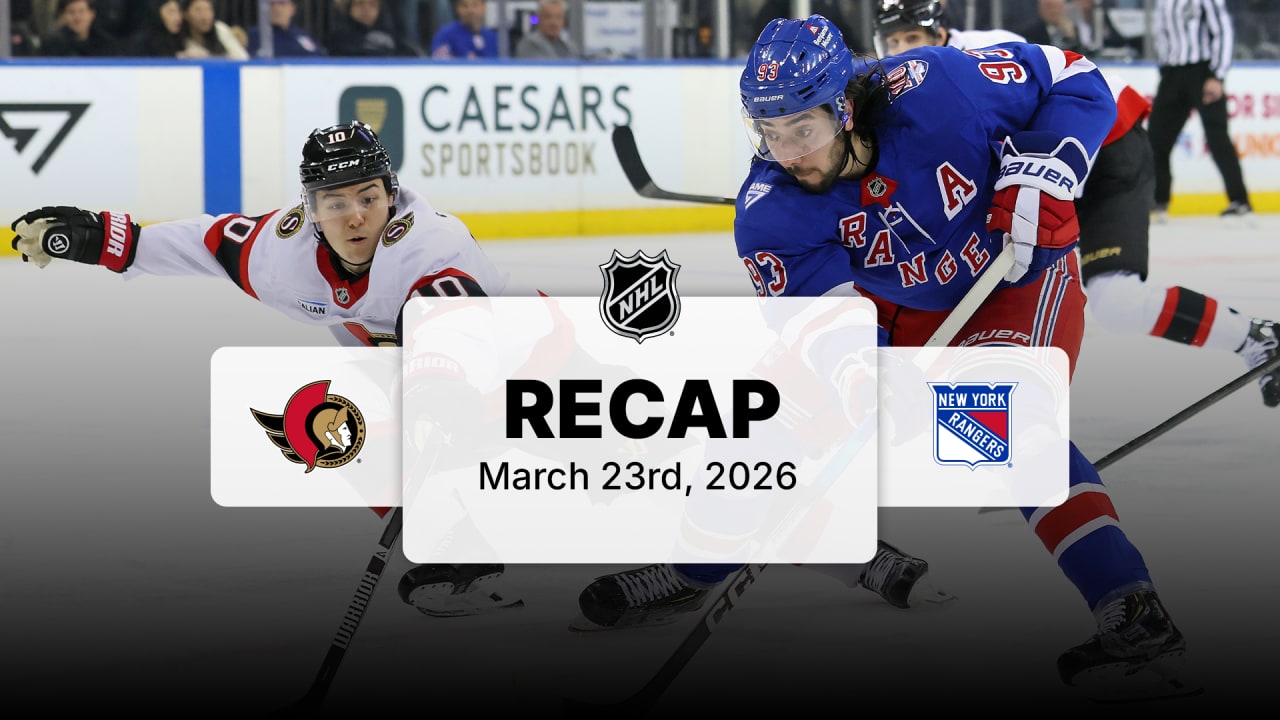 OTT at NYR | Recap | NHL.com