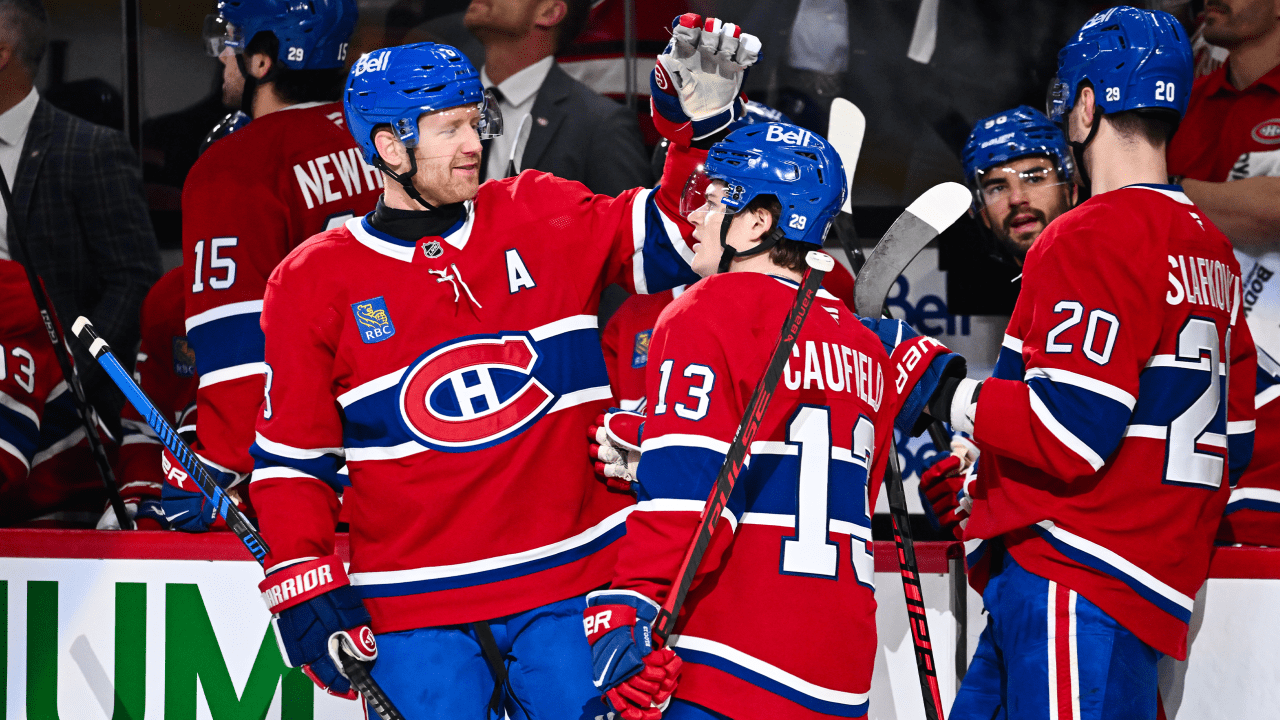 Cole Caufield scores 50th goal for Montreal Canadiens, first in 36 ...