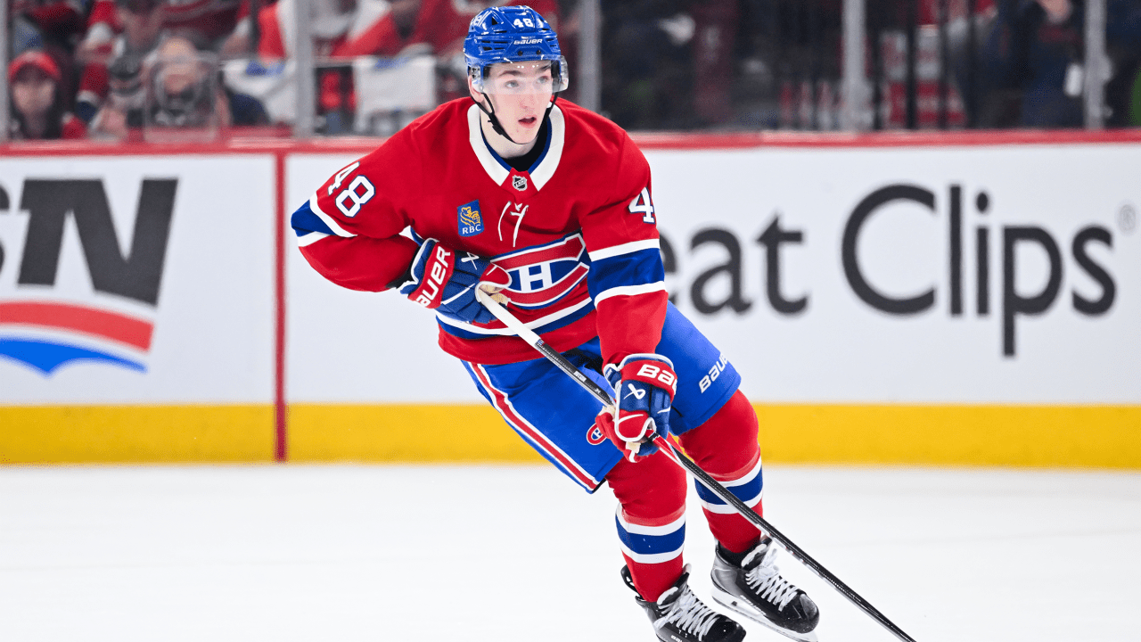 Hutson unfazed, rising to occasion for Canadiens ahead of Eastern 2nd ...
