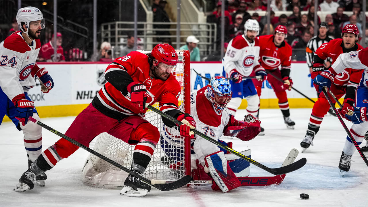 NHL EDGE stats for Hurricanes-Canadiens series in 2026 Stanley Cup ...
