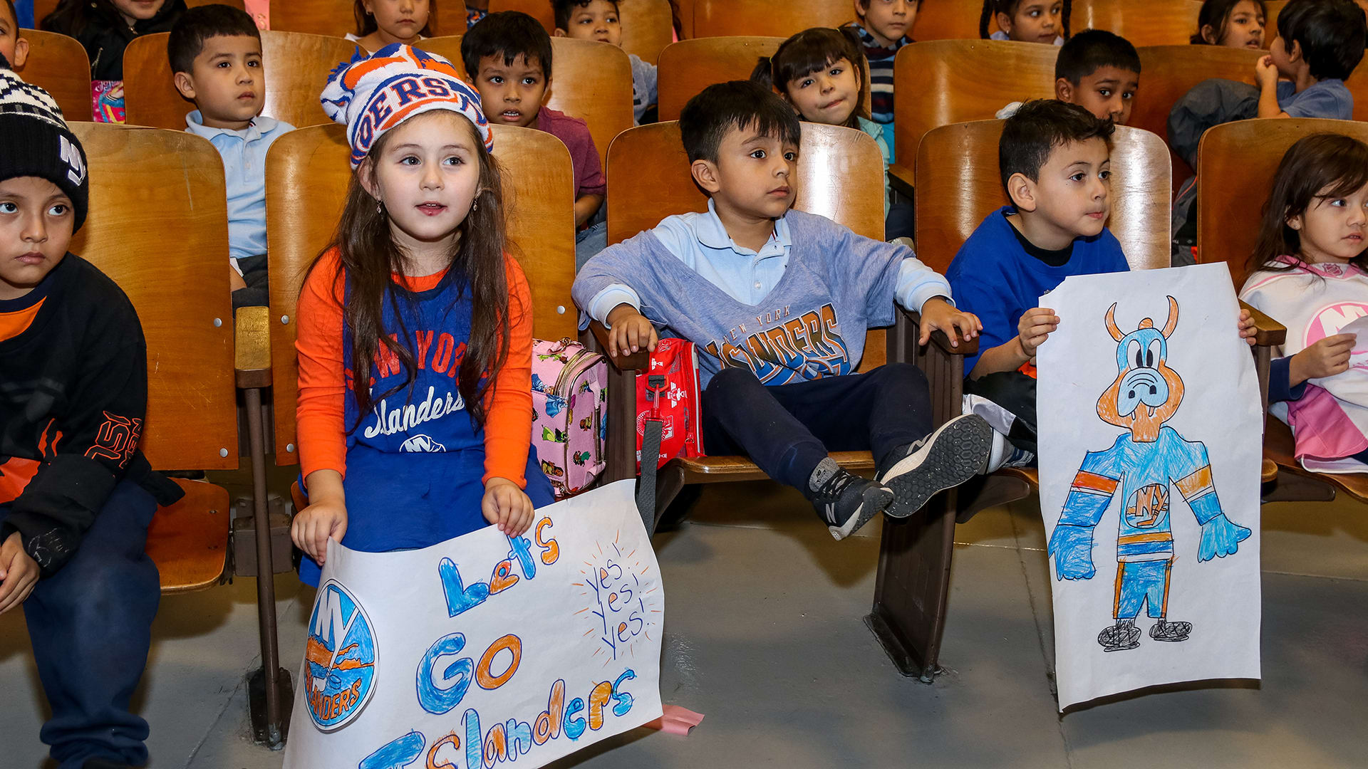 Isles School Assembly: PS 279 | New York Islanders