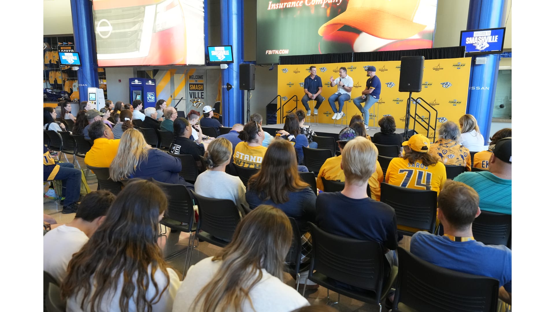 Andrew Brunette Meets Preds Fans at Summer Select-a-Seat | Predators de ...