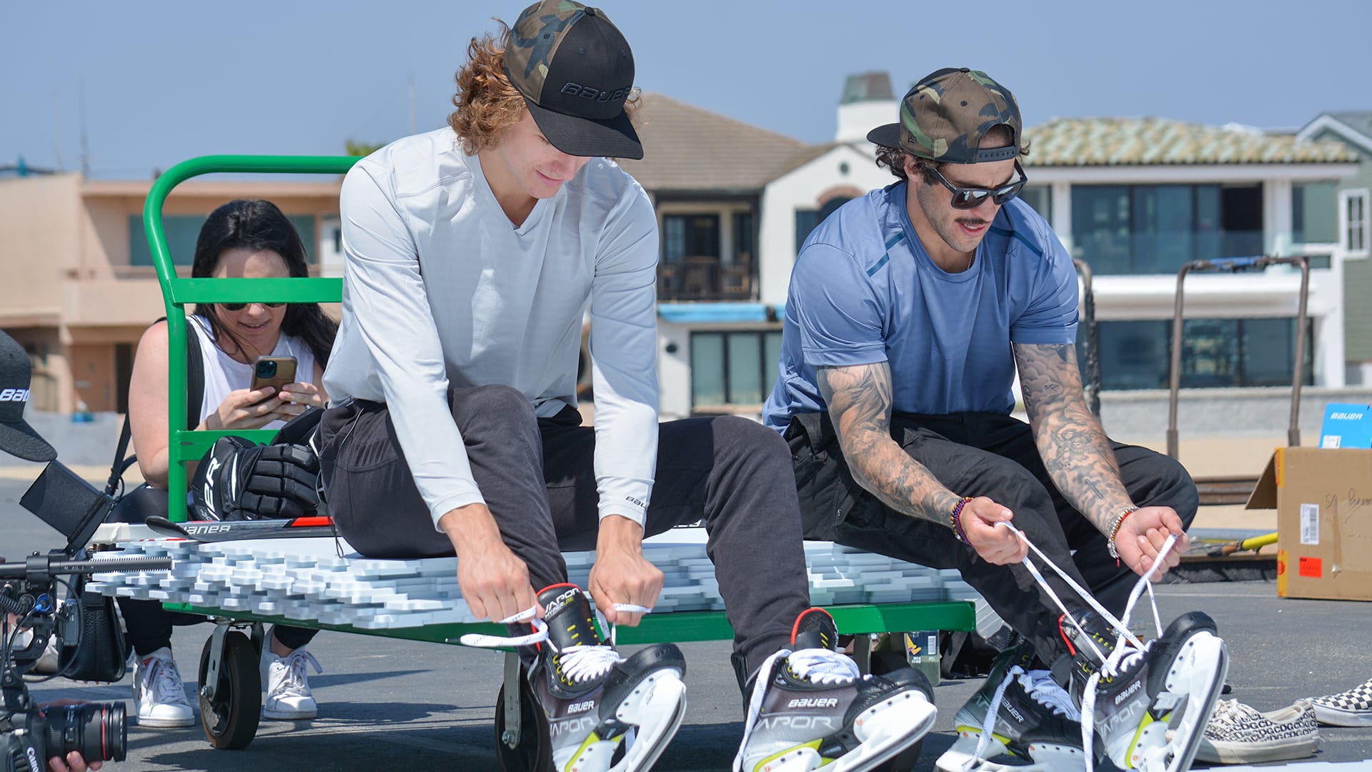 Trevor Zegras Bauer Photoshoot | Anaheim Ducks