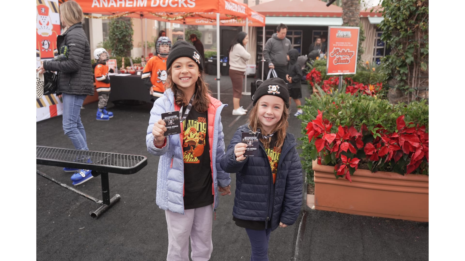 Wild Wings Kids Club Holiday Skate 2025 at Irvine Spectrum | Anaheim Ducks