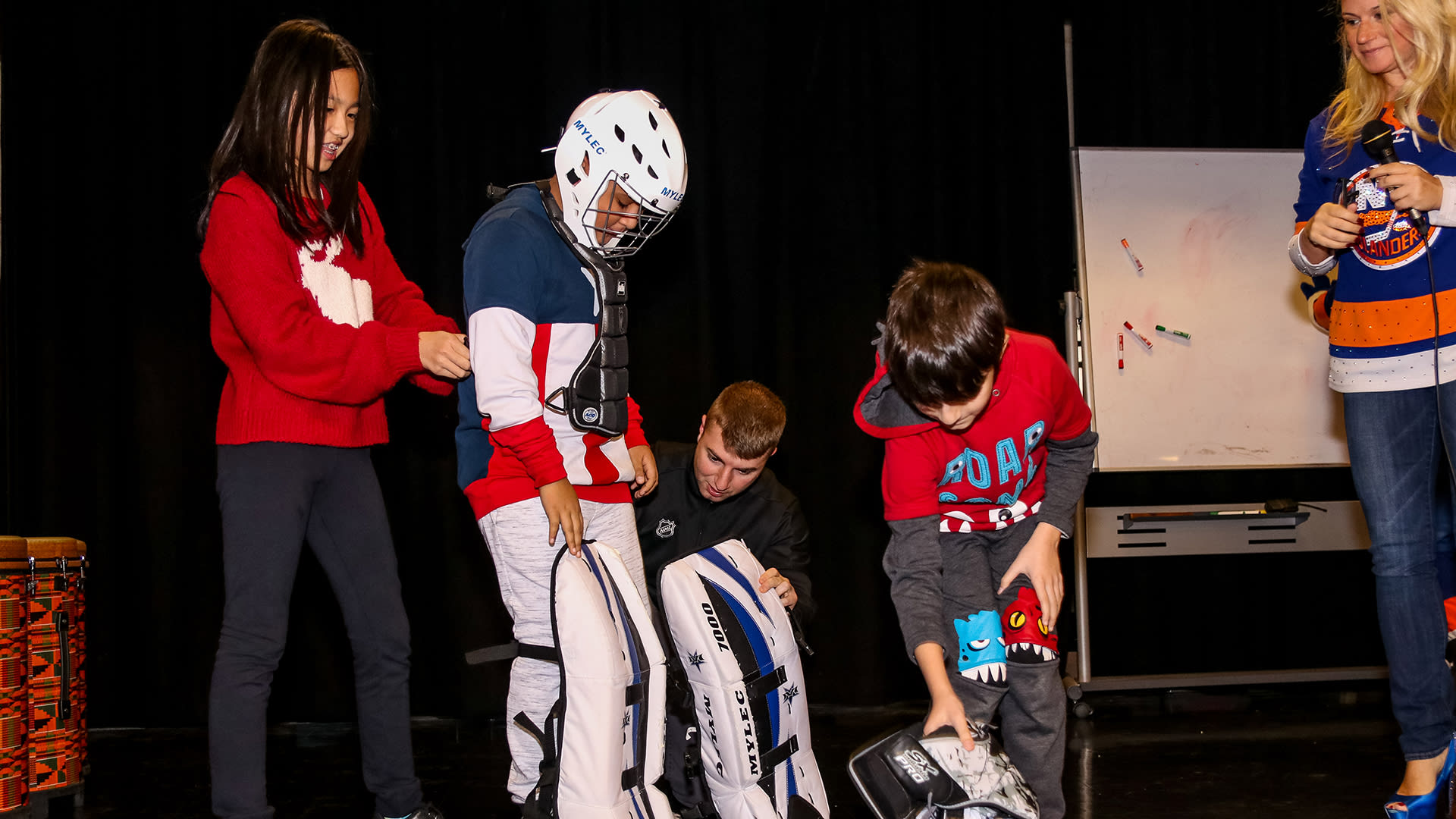School Assembly: PS102Q | New York Islanders