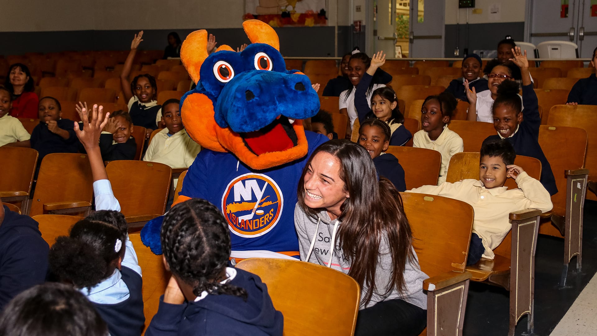 Isles School Assembly: PS 279 | New York Islanders