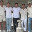 Marchand célèbre Coupe Stanley Crosby Mackinnon