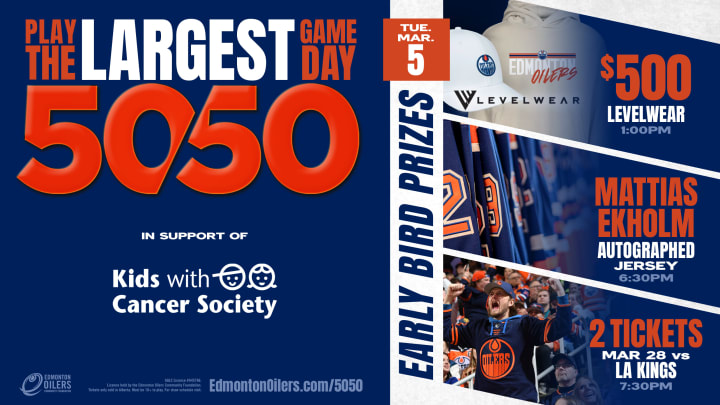 EOCF 50/50 Raffle | Edmonton Oilers