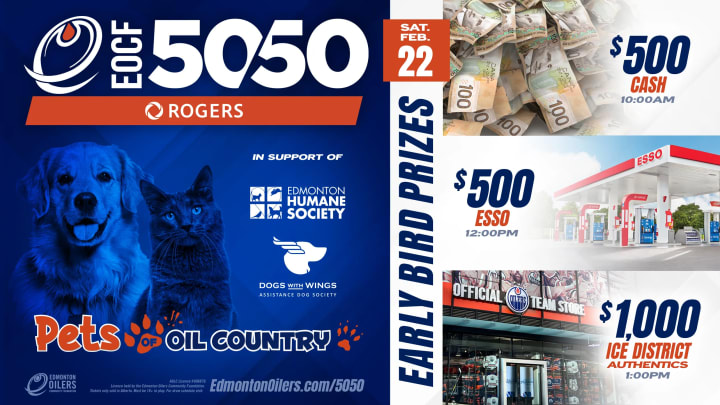 EOCF 50/50 Raffle | Edmonton Oilers