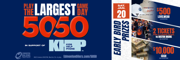 EOCF 50/50 Raffle | Edmonton Oilers