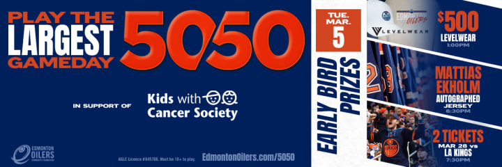 EOCF 50/50 Raffle | Edmonton Oilers
