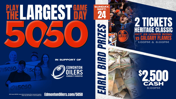 EOCF 50/50 | Edmonton Oilers | Edmonton Oilers