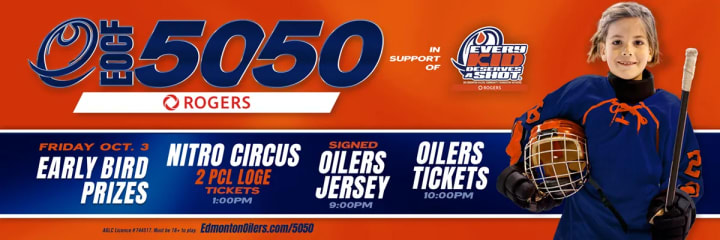EOCF 50/50 Raffle | Edmonton Oilers