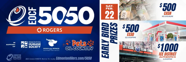EOCF 50/50 Raffle | Edmonton Oilers