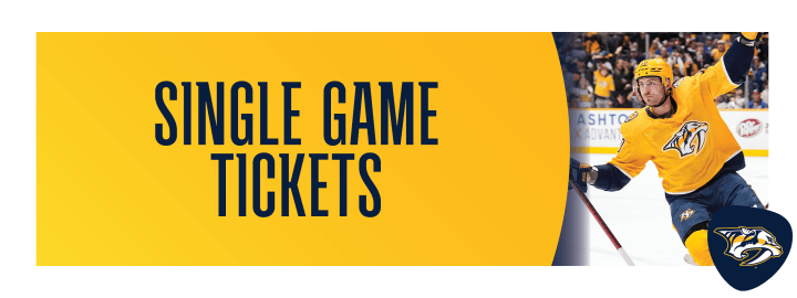 Single Game Tickets | Nashville Predators